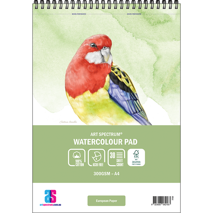 AS Watercolour Spiral Bound Pad 300gsm A4 – Art Parts Fine Arts Supplies