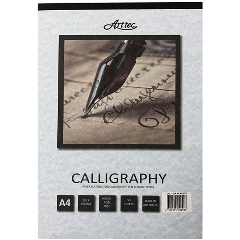 Arttec Calligraphy Pad A4 90gsm – Art Parts Fine Arts Supplies
