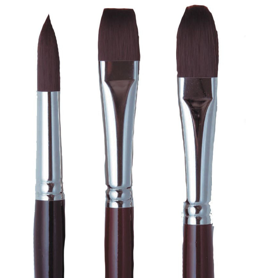 Art Spectrum 1500-KF Synthetic Blend Filbert Brushes – Art Parts Fine ...