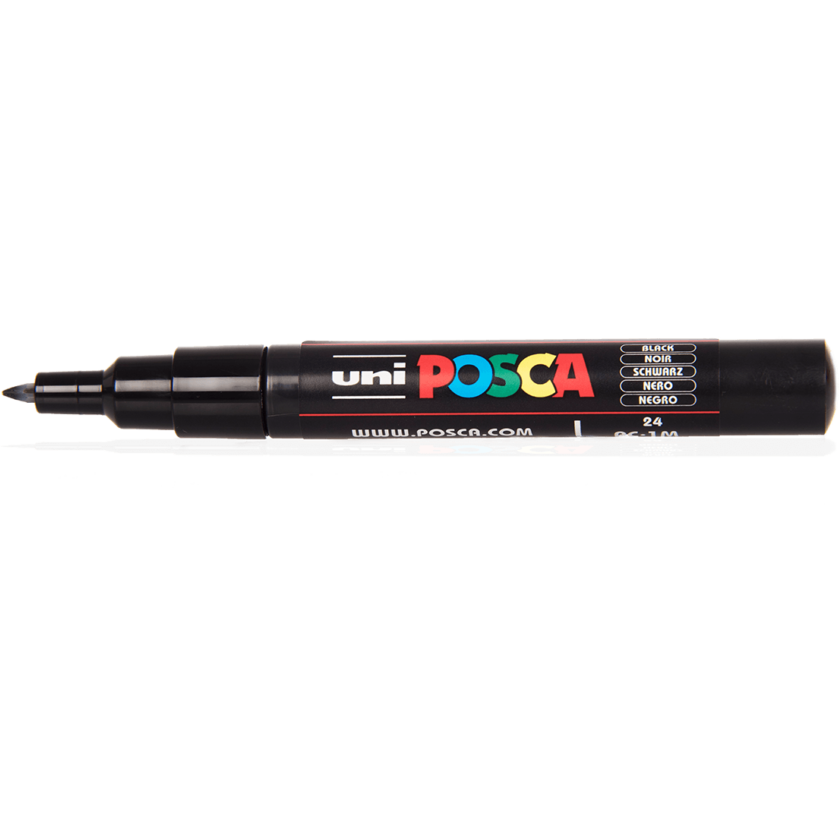 POSCA Extra Fine Bullet Marker PC-1M – Art Parts Fine Arts Supplies